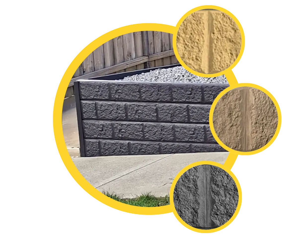 Block-Face Concrete Sleepers | Sunset Sleepers