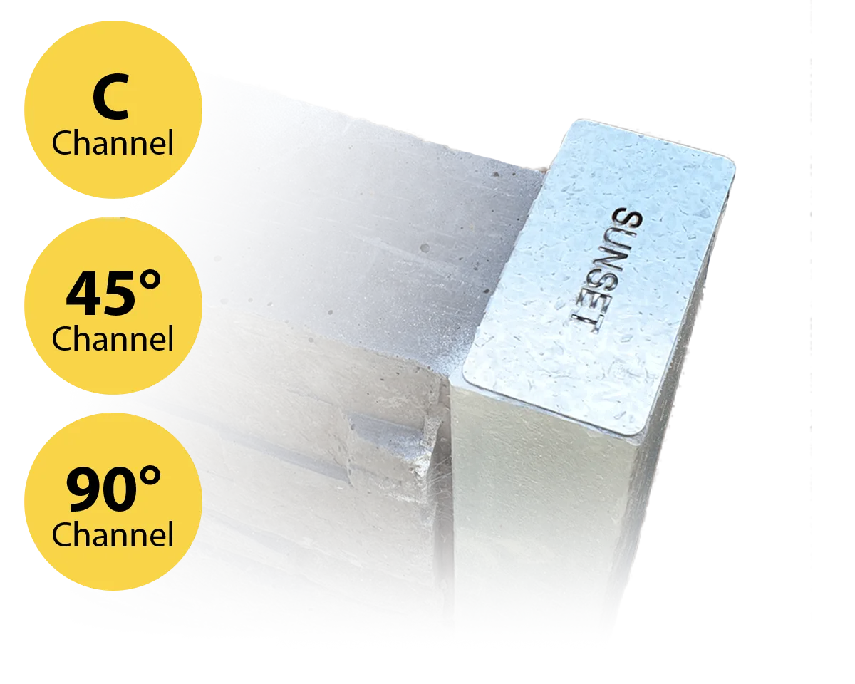 C - 45° - 90° Galvanised Steel Post Caps. Fit 100PFC (2 Qty)