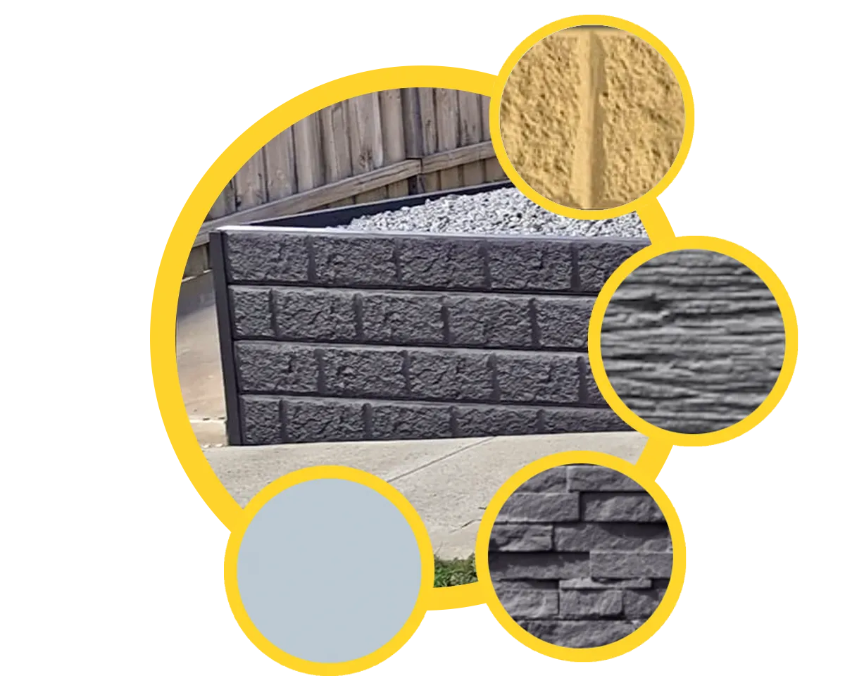 Concrete Sleeper Patterns & Textures | Sunset Sleepers