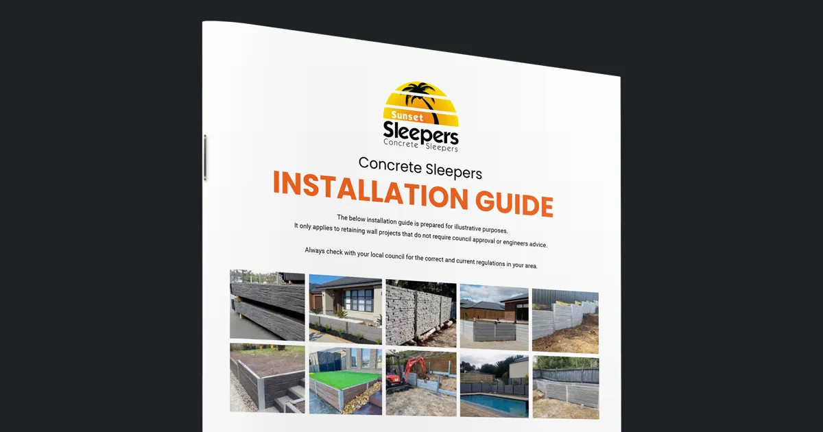 Concrete Sleepers Installation Guide For Retaining Walls