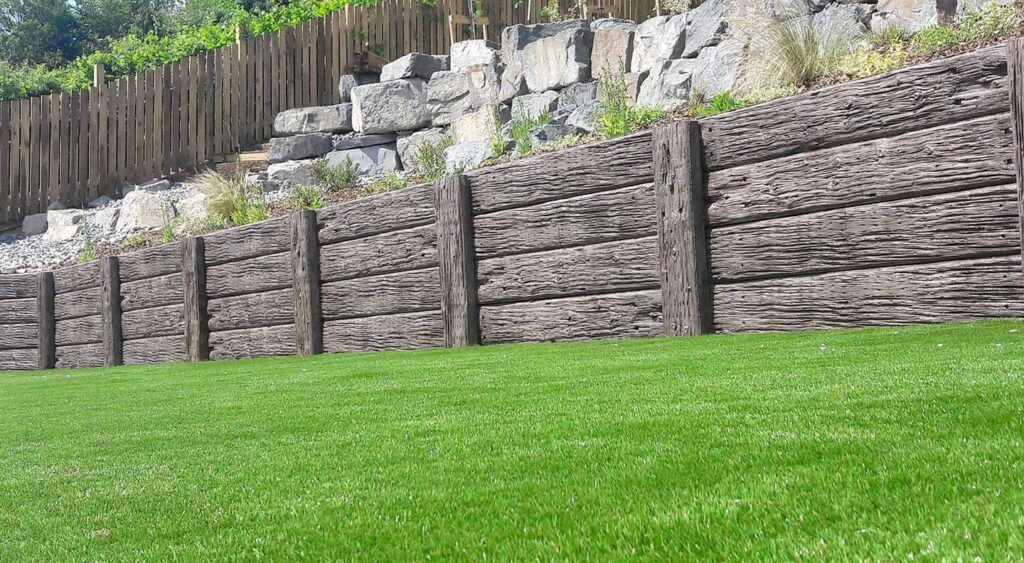 Increase Your Home’s Value with a Concrete Sleeper Retaining Wall ...