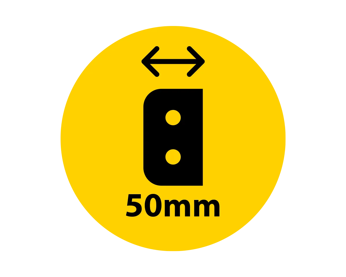 50mm Width (Thickness) Concrete Sleepers | Sunset Sleepers